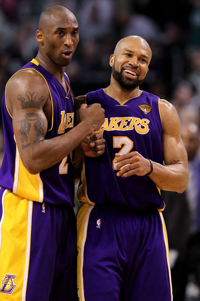 How many NBA rings does Derek Fisher have?