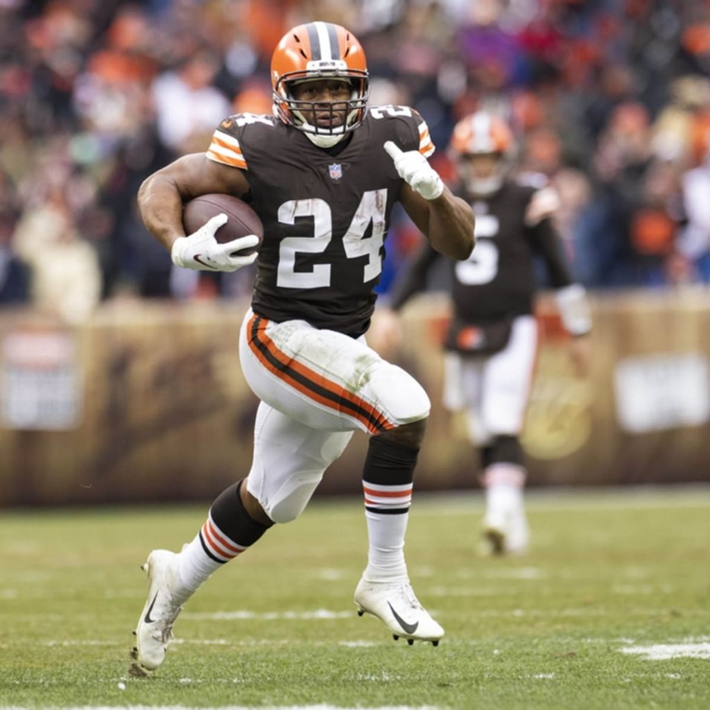 Cleveland Browns’ Nick Chubb RB: NFL Fantasy Data & Stats Speculations ...