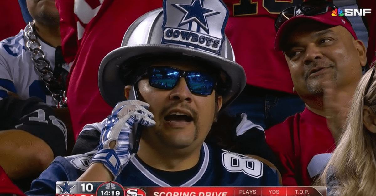 Upset Cowboys Fan ‘On Call’ During Loss Against 49ers Goes Viral As A ...