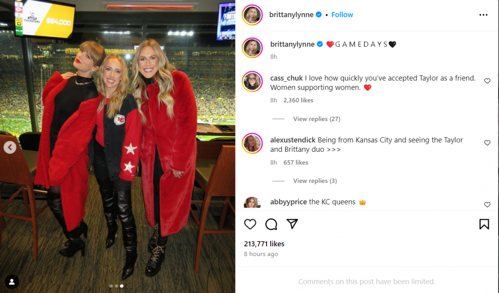 Chiefs’ WAGs Goal: Brittany Mahomes Shared New Picture With Lindsay ...
