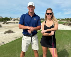 Paige Spiranac and Bryson DeChambeau aim to shoot under 50 from the red ...